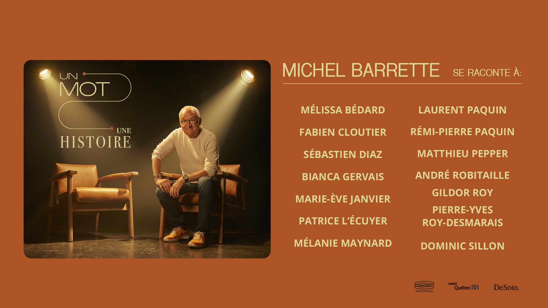 Michel Barrette repart en tournée avec son spectacle Un mot, une ...